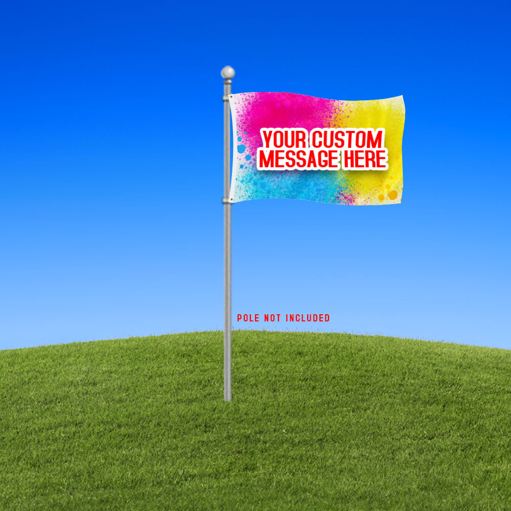 "Custom Design" Pole Flag – Signpreme