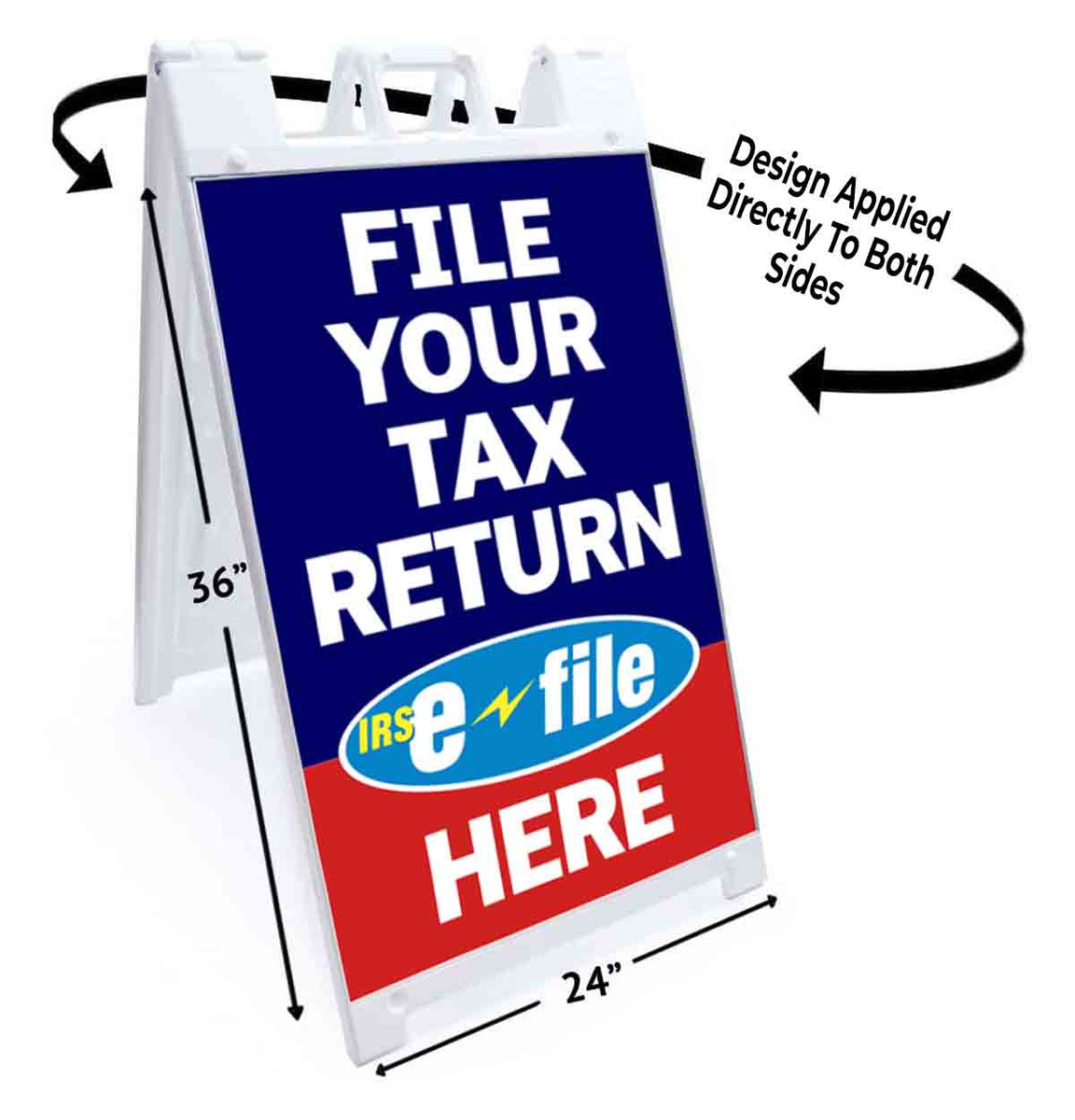 Full Color Custom A-Frames | Fast Production. Fast Free Shipping ...