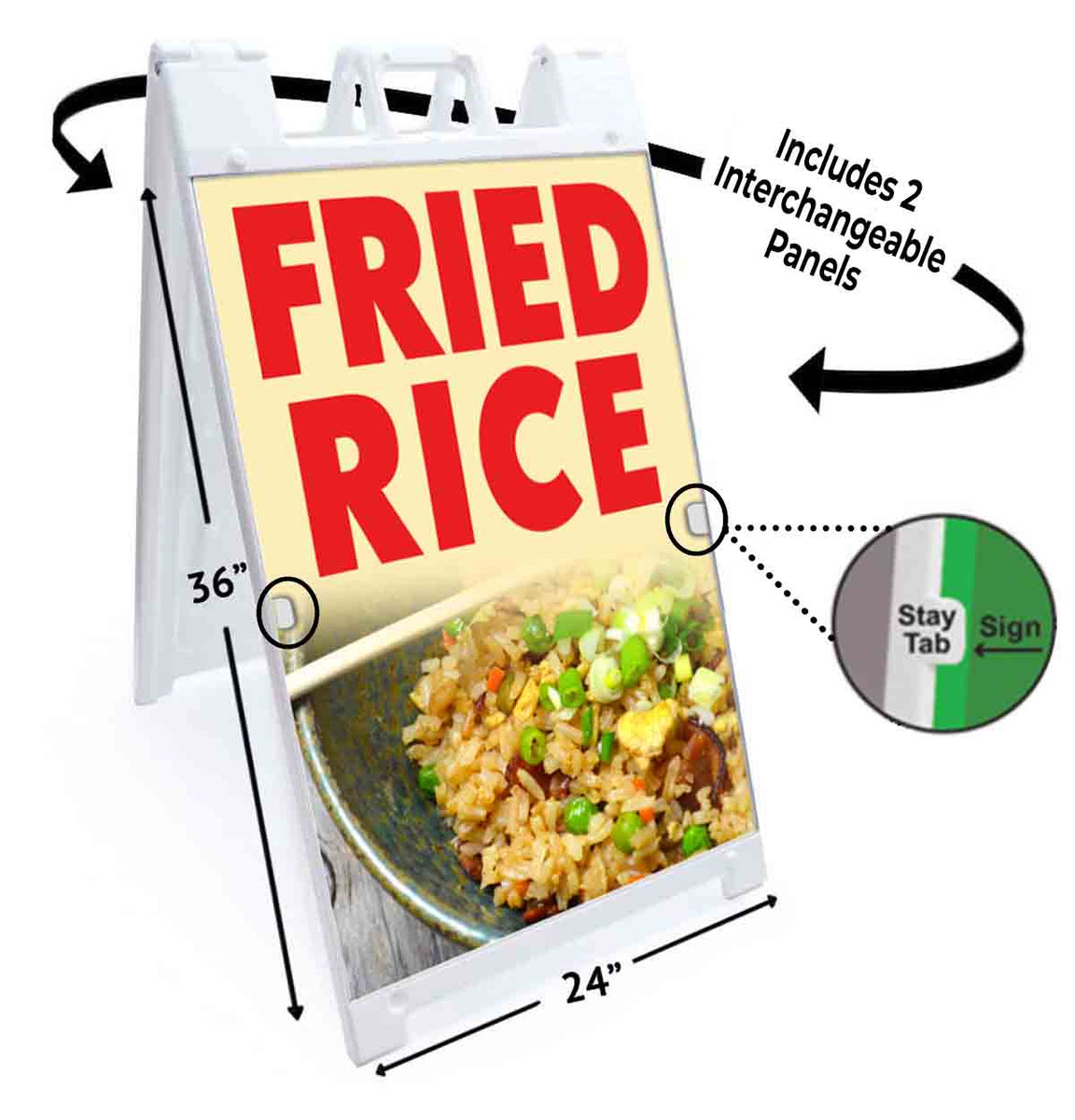 Full Color Custom A-Frames | Fast Production. Fast Free Shipping ...