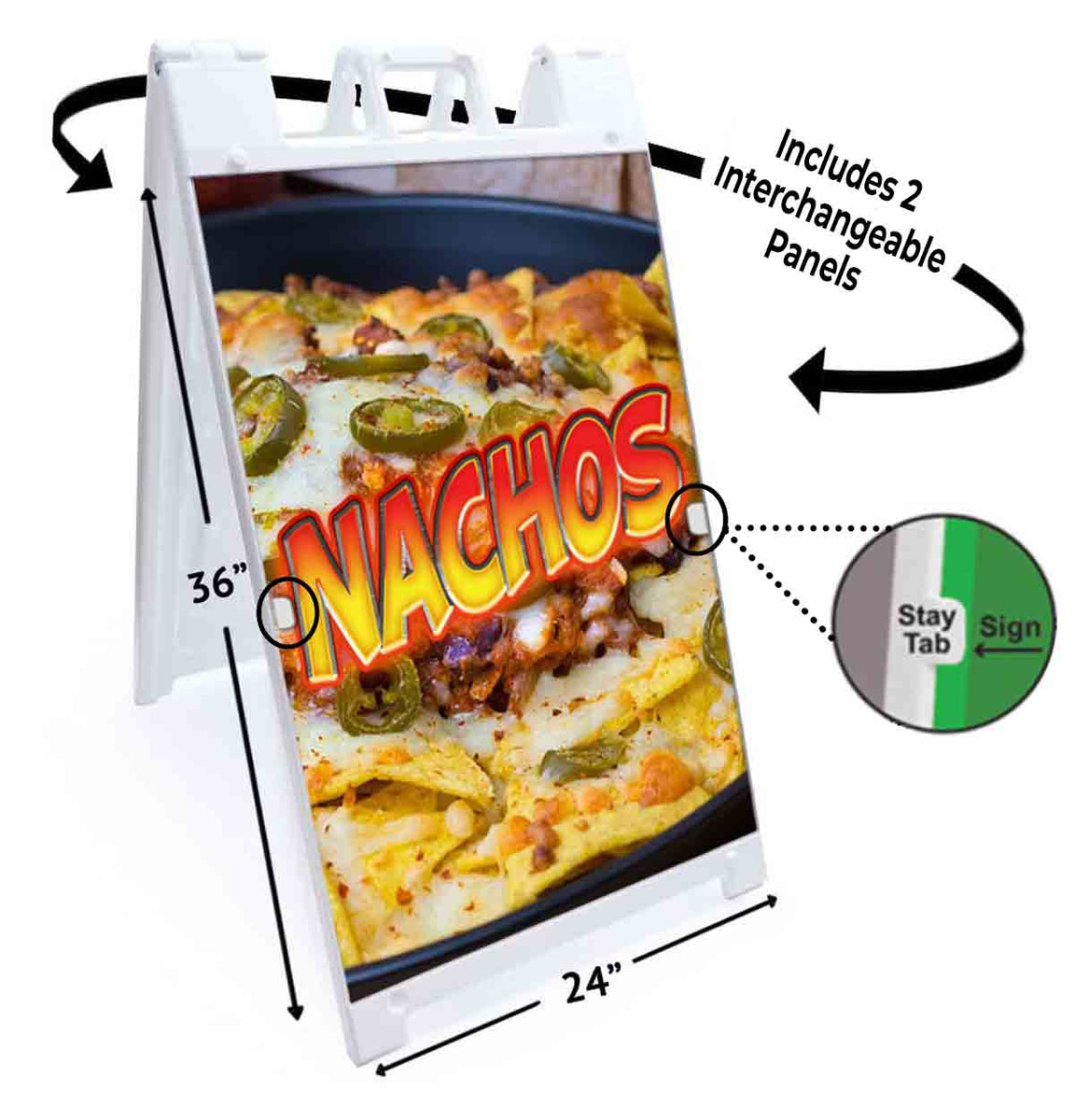 Full Color Custom A-Frames | Fast Production. Fast Free Shipping ...