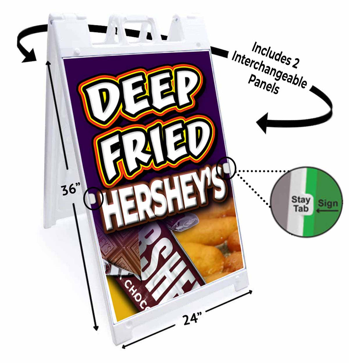 Full Color Custom A-Frames | Fast Production. Fast Free Shipping ...