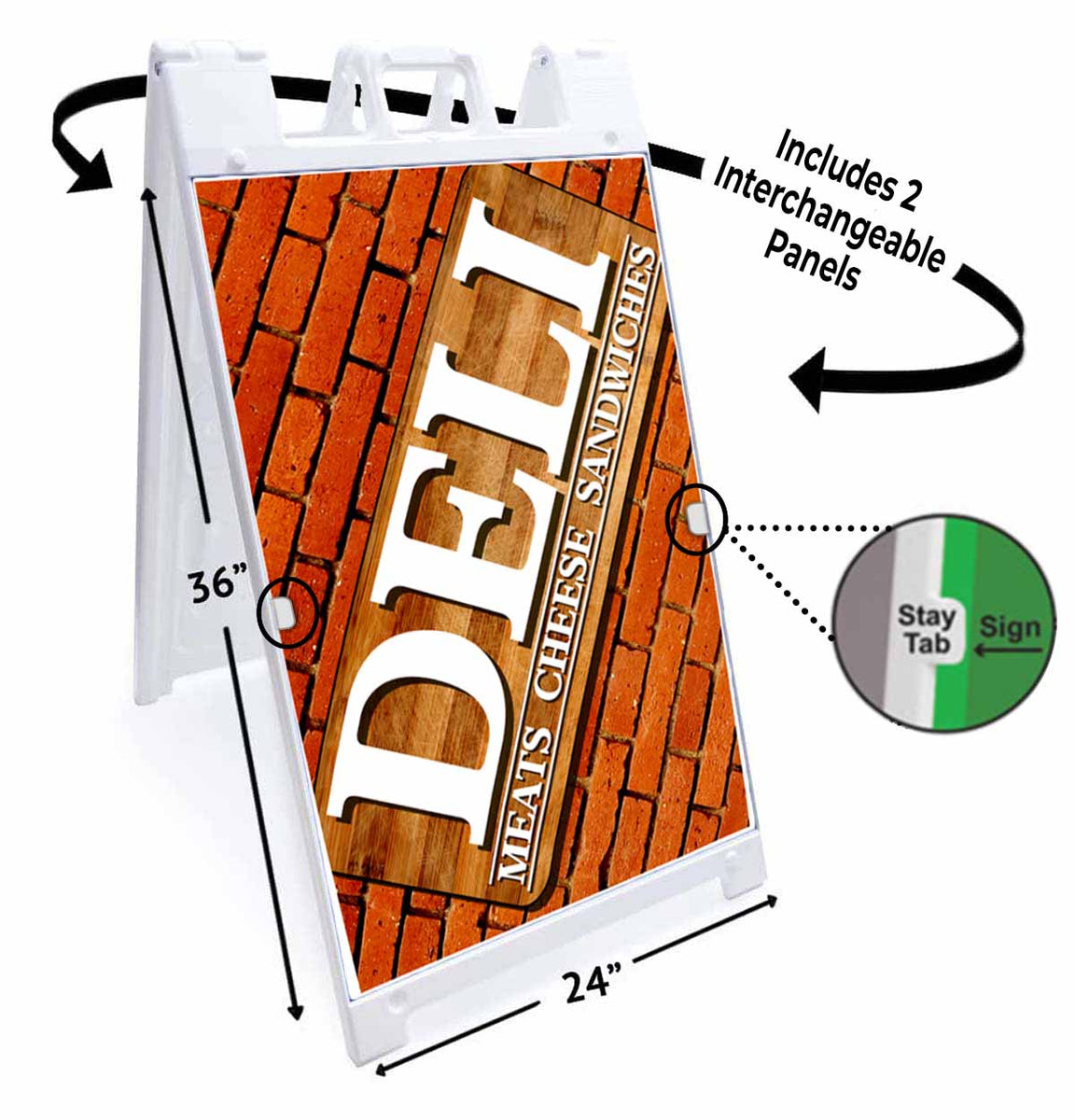 Full Color Custom A-Frames | Fast Production. Fast Free Shipping ...